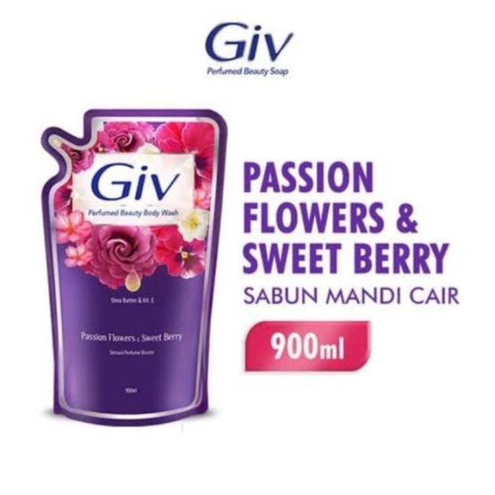 Giv Perfumed Beauty Body Wash Passion Flowers Refill 800mL | Lazada ...