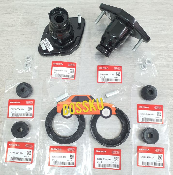 8 IN 1SET - REAR ABSORBER MOUNTING/REAR ABSORBER MOUNTING BUSH/COIL ...