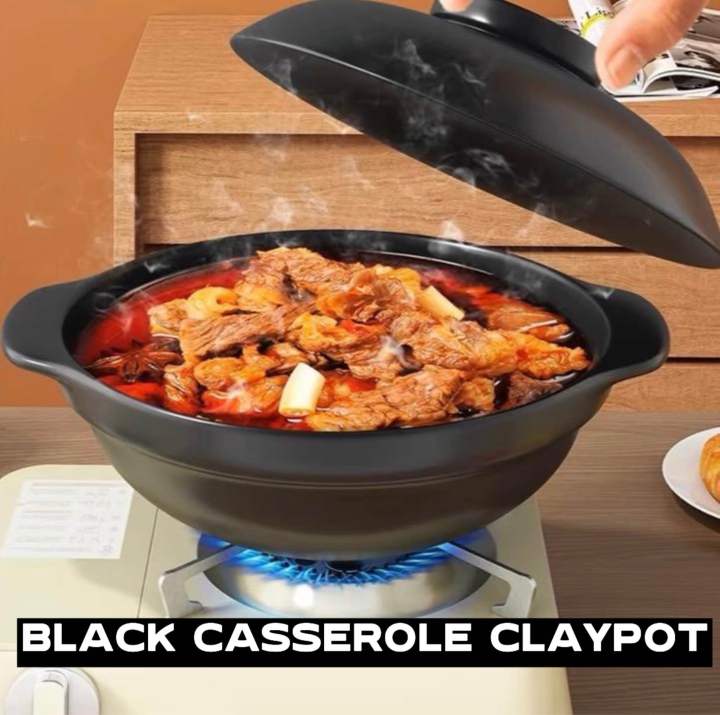 Japanese Ceramic Casserole Shallow ClayPot / Soup Pot / High Quality ...