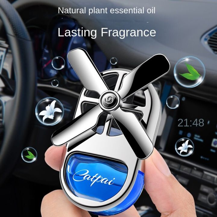 【CYT】Catianpai Car Perfume Seat Perfume Small Fan Air Outlet Perfume Clip A Deer Safe ...
