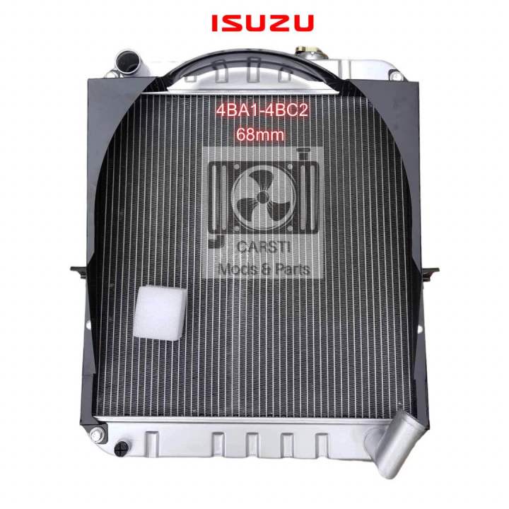 ISUZU 4BA1 4BC2 Radiator Full Aluminum 68mm core with radiator cap ...
