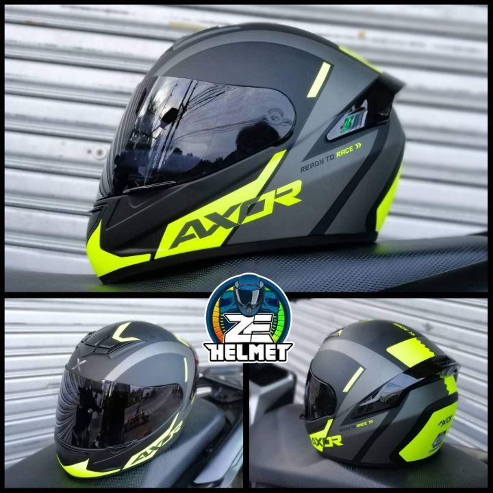 AXOR RAGE RTR-E FULL FACE SINGLE VISOR | Lazada PH