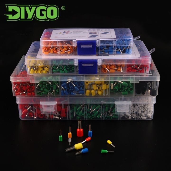 Boxed VE Tubular Crimp Terminal Electrical Wire Insulated Terminator ...