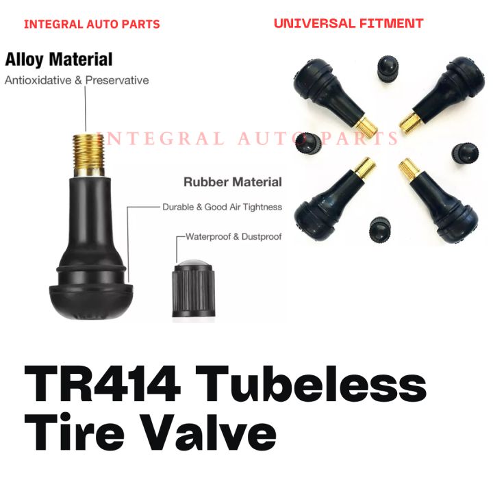 Universal TR414 Tubeless Tire Valves | Lazada PH