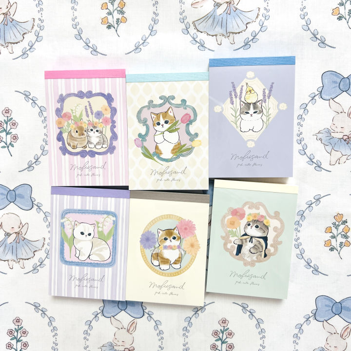 Sun Star Mofusand Mini Sticky Notes Cat Fragrance Stickers Shark Cat ...