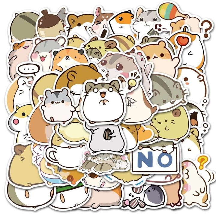 JEHUA 50ชิ้น/แพ็ค ตกแต่งโทรศัพท์มือถือ สติกเกอร์แล็ปท็อป สติกเกอร์ ...