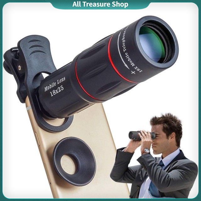 APEXEL Universal 18x25 Monocular Zoom HD Optical Mobile Phone Lens ...