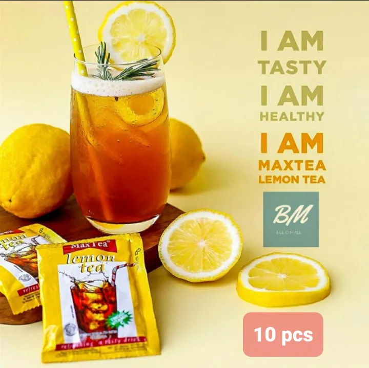 Max Tea LEMON TEA 1 Renceng (isi 10 Sachet) | Lazada Indonesia