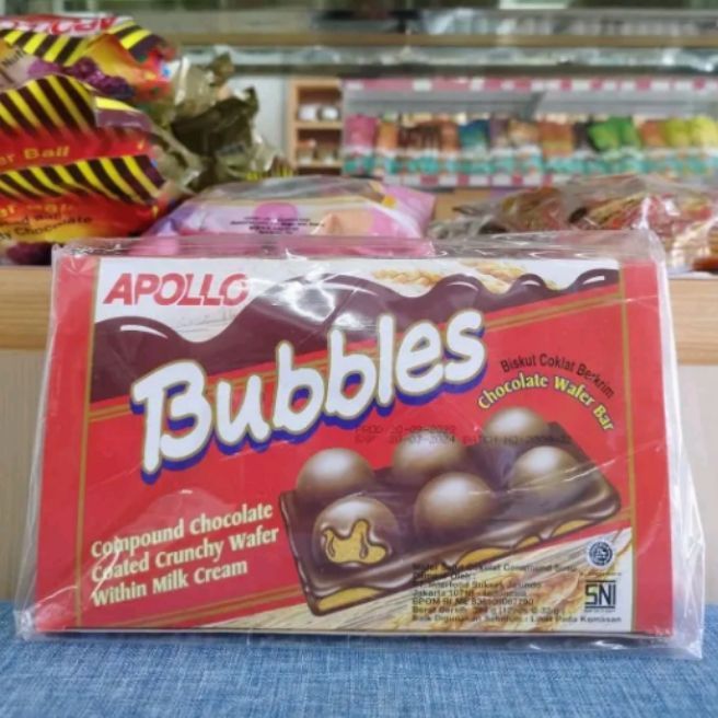Apollo Bubbles Wafer Bar 384gr 12pcs | Lazada Indonesia