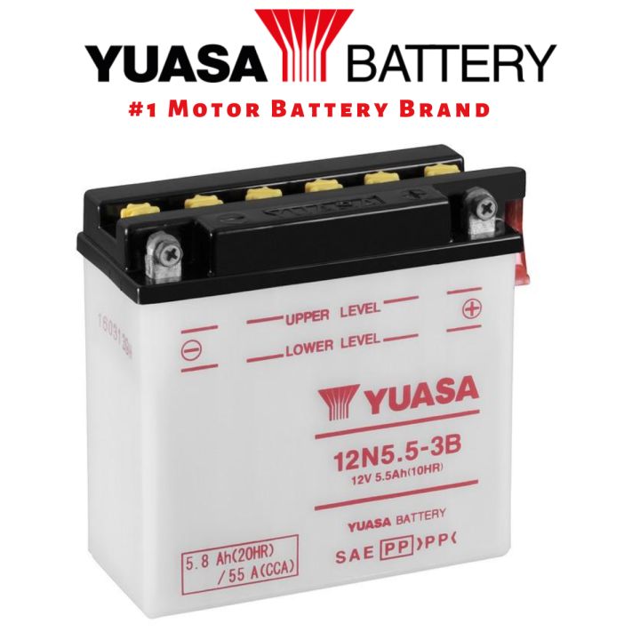 YUASA 12N5-3B Motorcycle Battery | Lazada PH