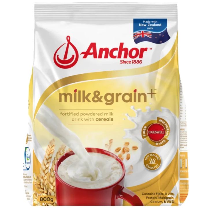 Anchor Milk & Grain+ Digeswell Powdered Milk Drink (800g) | Lazada PH