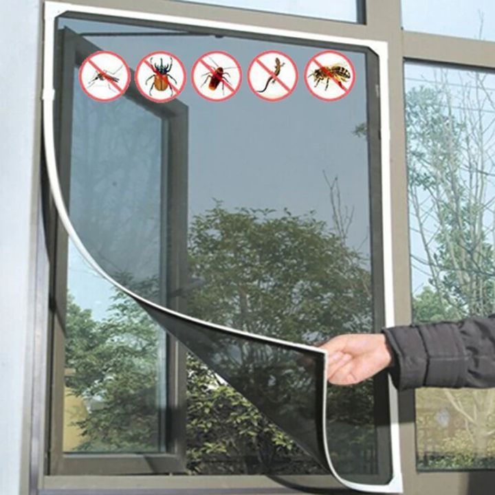 Self-Adhesive Indoor Insect Fly Mosquito Window Screen Curtain Mosquito ...