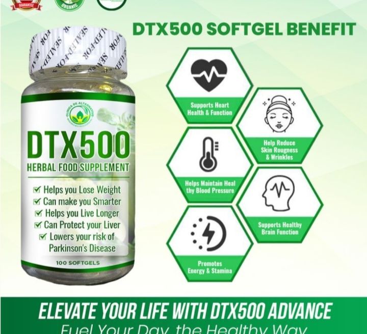 DTX 500 Herbal food supplement FDA approved | Lazada PH