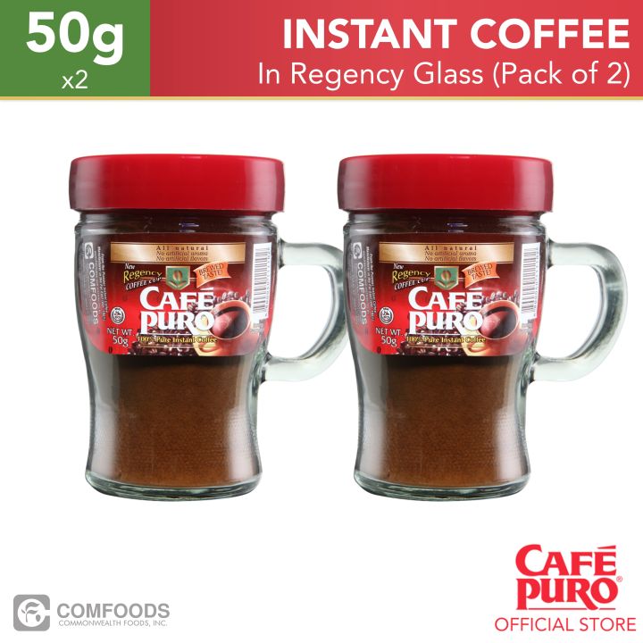 CAFE PURO Instant Coffee in Regency Cup 50g | Lazada PH