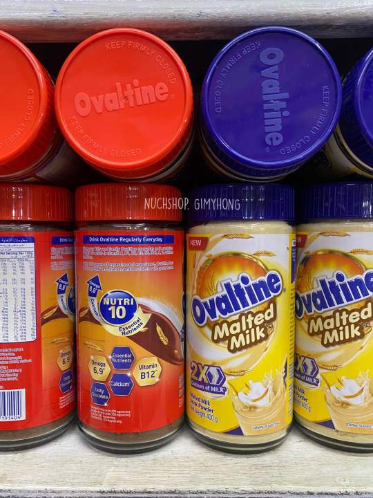 Ovaltine Malted Milk or Chocolate 400g โอวัลตินมอลต์ชงดื่ม ส่งออก ...
