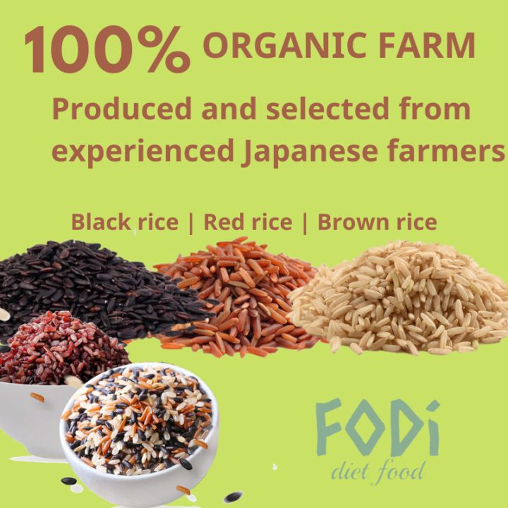 Dr.Pinoca Super Nutri Rice 100% Organic Rice 5 Ingredient Black Rice ...