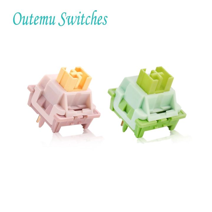 Outemu Peach/Lemon V2 Switch Lubed Update Silent Switches Mechanical Keyboard Linear Tactile ...