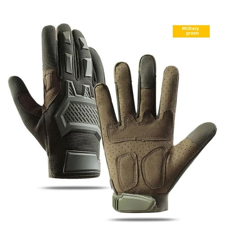 Tactical Gloves Men's Full Finger Special Forces Seal Black Hawk ...