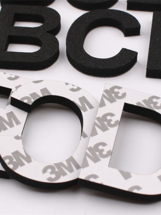 Creative Wall Stickers DIY Free Choice Letters Self Adhesive English ...