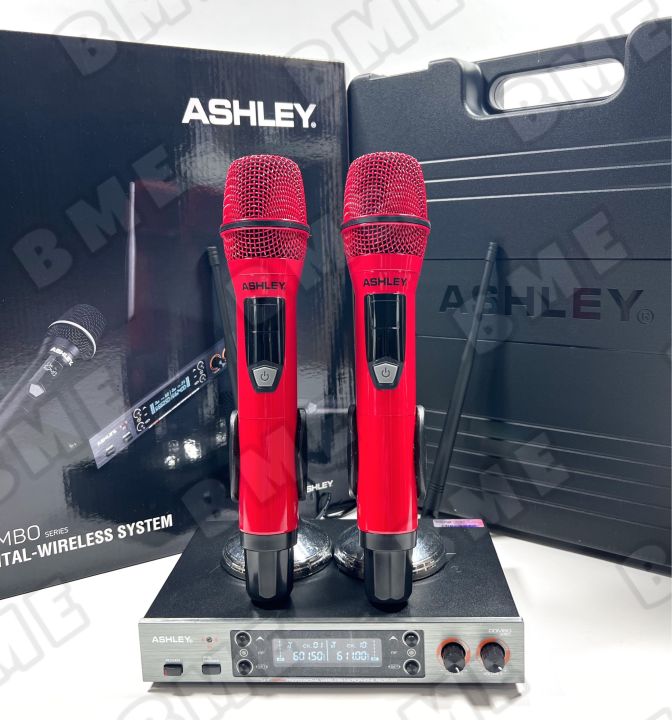 Microphone Mic Wireless Ashley Combo Original 3 warna pilihan Hitam ...