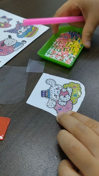 EASY WEARHOUSE Sanrio 5D DIY Diamond Painting Sticker Kit Princess ...