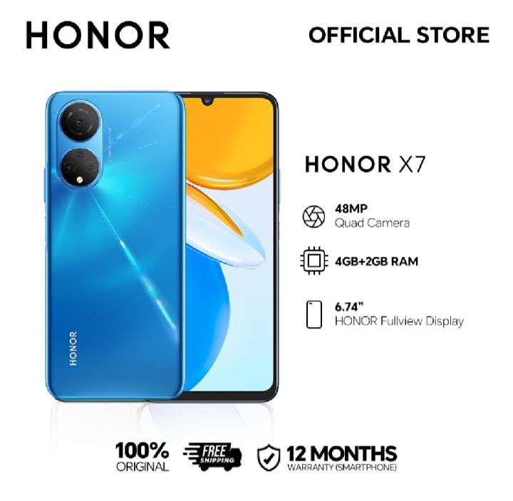 HONOR X7 Smartphone | 4GB+128GB | *Freebies Until Supplies Last | Lazada PH
