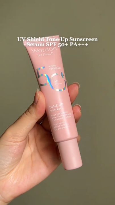 WARDAH UV Shield Tone Up Sunscreen SPF 50+ PA+++ 30ML | Lazada Indonesia