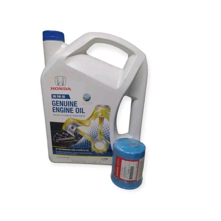 HONDA GENUINE ENGINE OIL 5W30 SEMI SYNTHETIC SET | Lazada PH