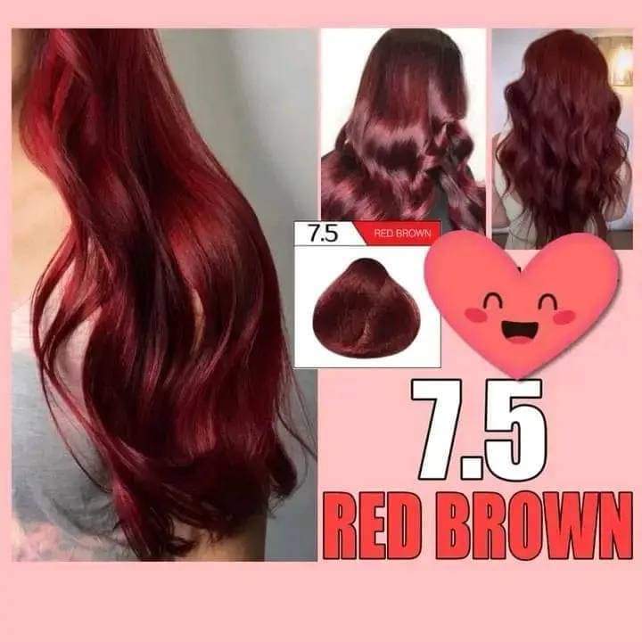 RED BROWN Bremod Hair Color with 100ml Oxidizer | Lazada PH