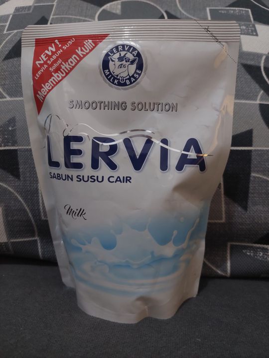 Lervia body wash milk refill 400ml | Lazada Indonesia