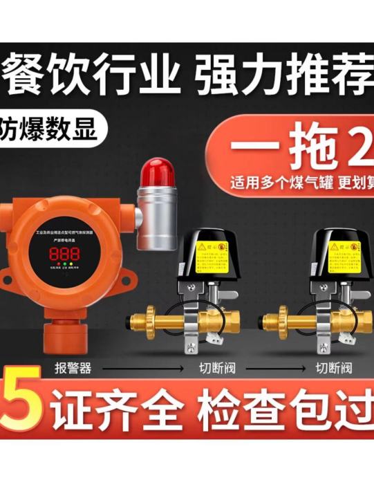 Commercial Fuel Leakage Alarm Automatic Shut-off Valve Catering ...