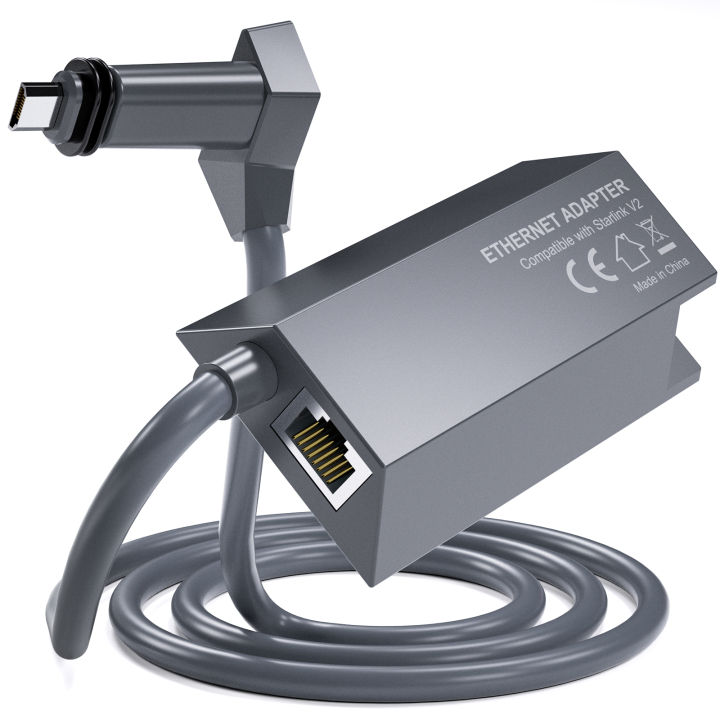 Starlink Ethernet Adapter สําหรับจานเสาอากาศ Satellite Internet V2 ...