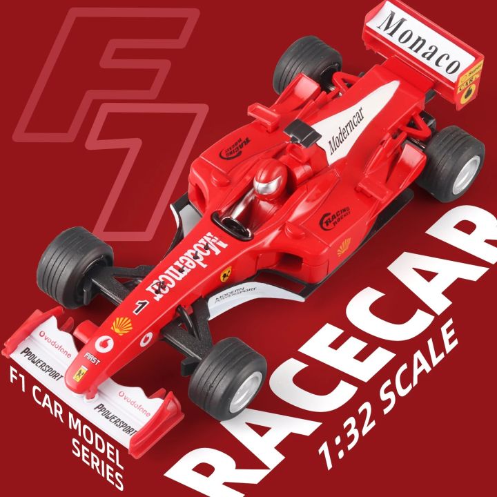1:32 Scale Alloy F1 Racing Car Toy Model with Retroactive Motion, Sound ...