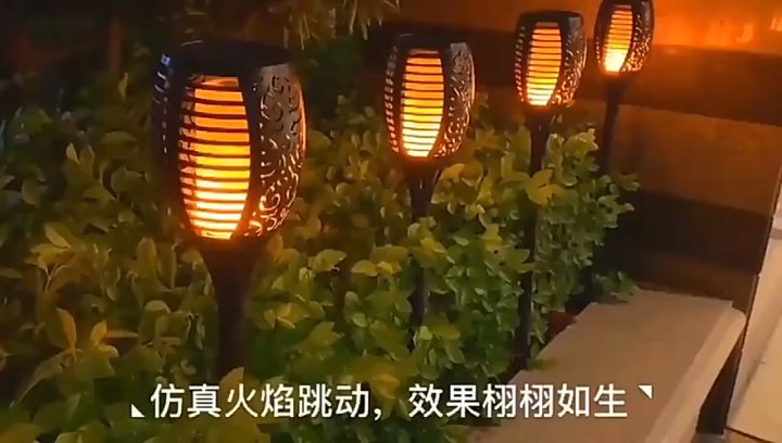 DJDMax Lampu Taman Obor Solar LED/ Lampu Taman Tancap Model Obor Tenaga ...