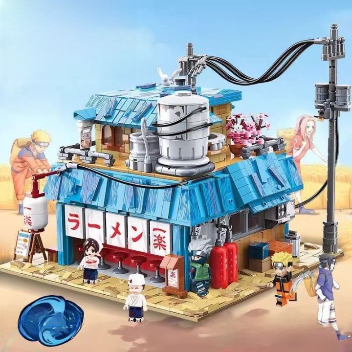 Naruto Shippuden Konoha Village Assembly Model Building House Street ...