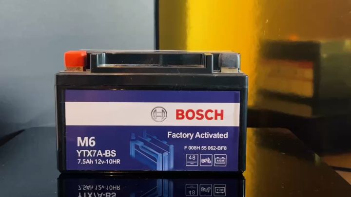 YTX12 / YTX12-BS BATTERY GEL KERING BATTERY BOSCH FOR ER6 OLD NEW (2009 ...