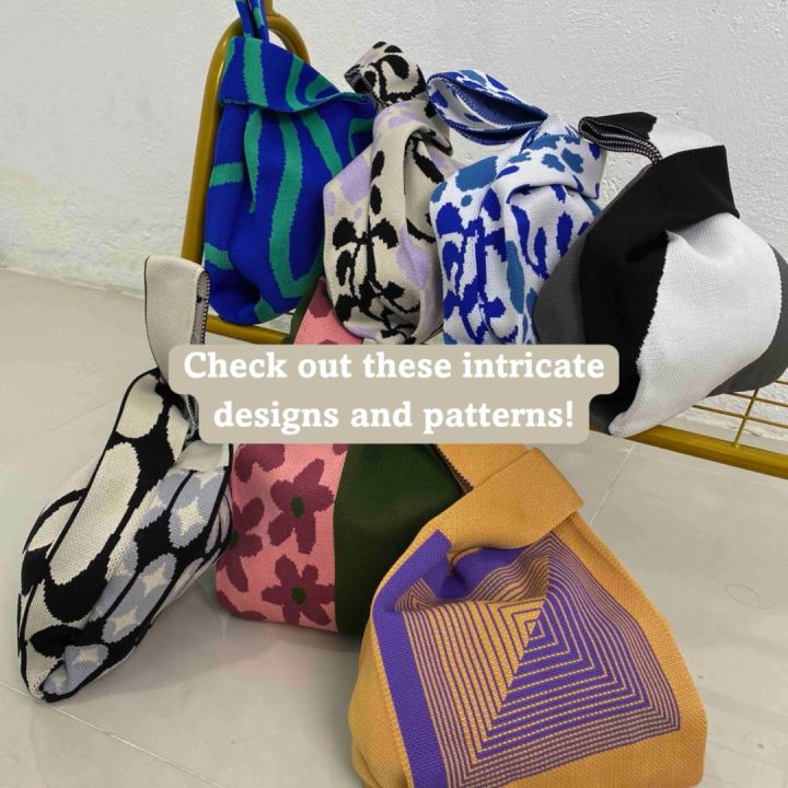 Exquisite Kinchaku Bags vibrant colors, flowers and geometric | Lazada PH