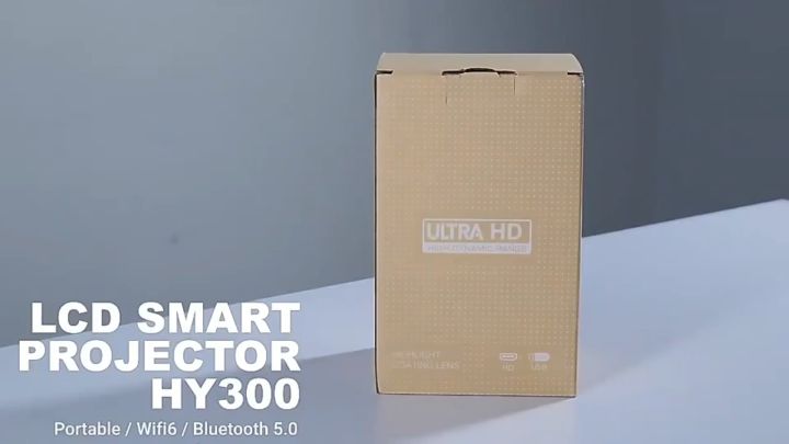 BYTEBEAT HY300 PROJECTOR 8000 Lumens Projector 4K Ultra Full HD 1080P ...