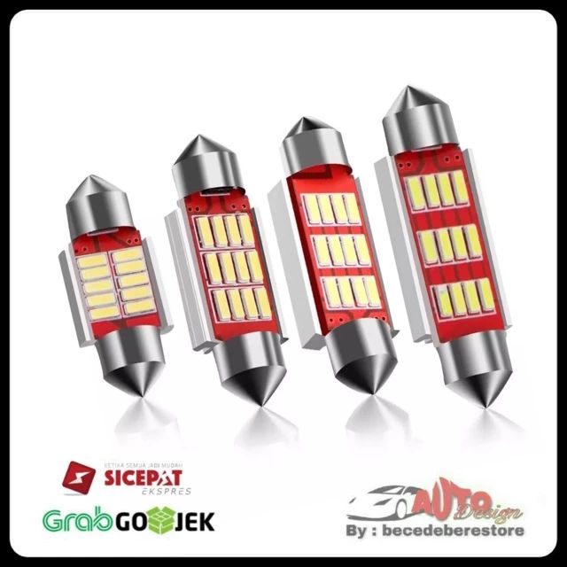 LAMPU LED PLAFON KABIN MOBIL 4014 CHIP | Lazada Indonesia