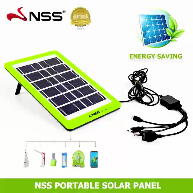 Nss solar panel with charger for cellphone type C solar charger 3W/5W ...
