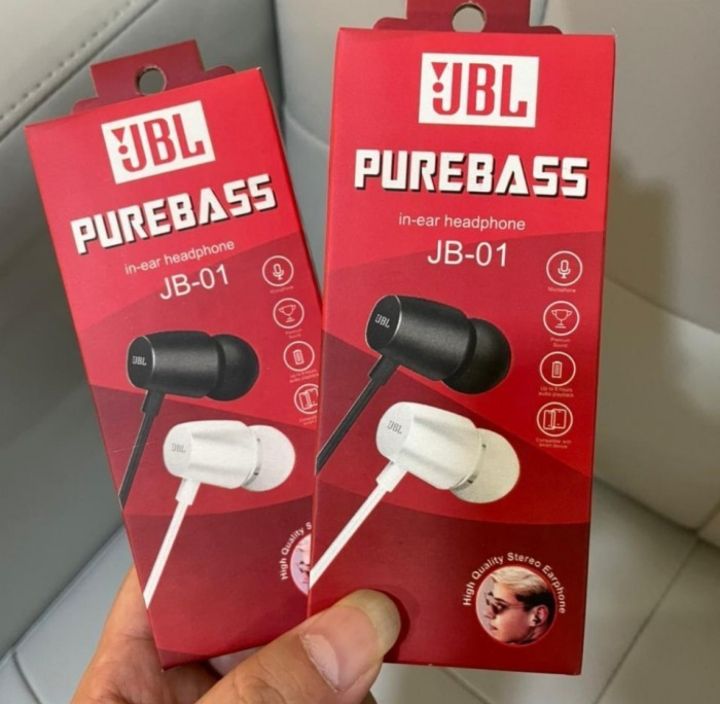 HEADSET JB01 PUREBASS HF JB 01 HEADPHONE JB-01 | Lazada Indonesia