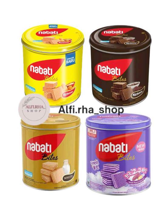 Nabati Wafer 287gram Wafer Nabati Kaleng 287gram NABATI All Variant ...