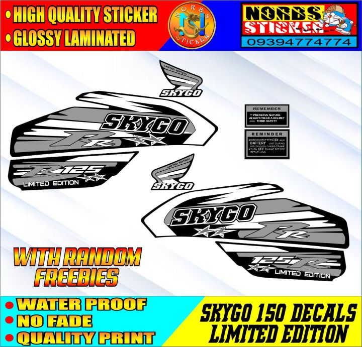 SKYGO 125 LIMITED EDITION DECALS | Lazada PH
