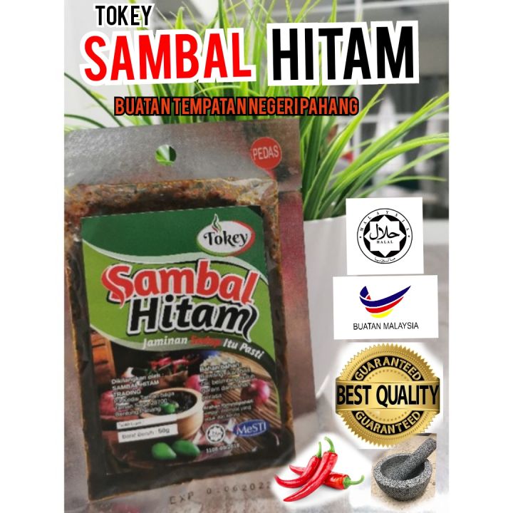 (Tokey Sambal Hitam Official) Sambal Hitam Pek Ekonomi 50 gram | Lazada