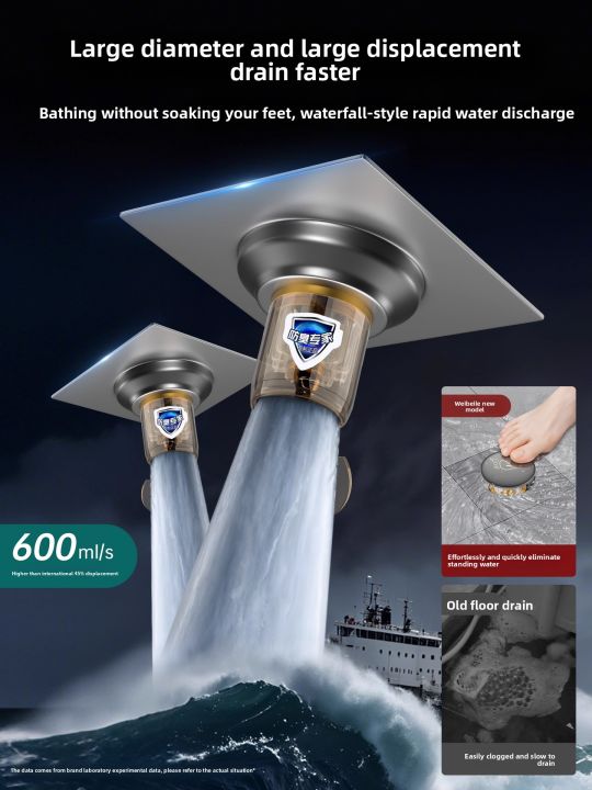 JIXIANGHAILUO | Anti-Odor Bathroom Drain Cover with Spring Mechanism ...