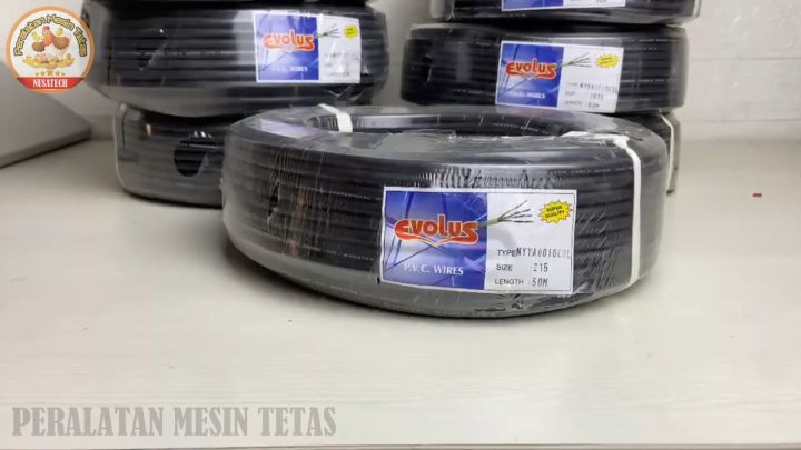 Kabel Listrik 2X1,5 per Meter Hitam TEBAL | Lazada Indonesia