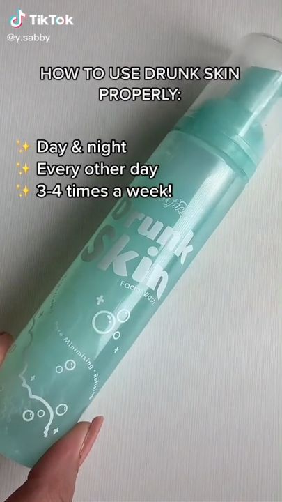 DEAR FACE Drunk Skin Facial Foam Facial wash | Lazada PH