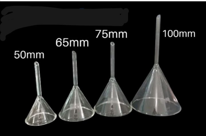 Laboratory Glass Funnel 75mm | Lazada PH