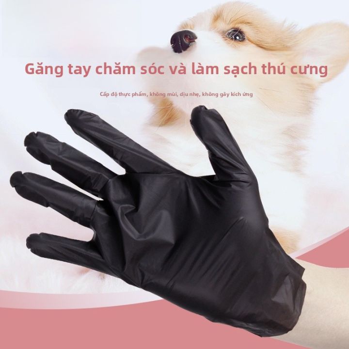 CK Tech. | Găng Tay Vệ Sinh Thú Cưng Cao Su TPE Co Giãn Tốt | Lazada.vn