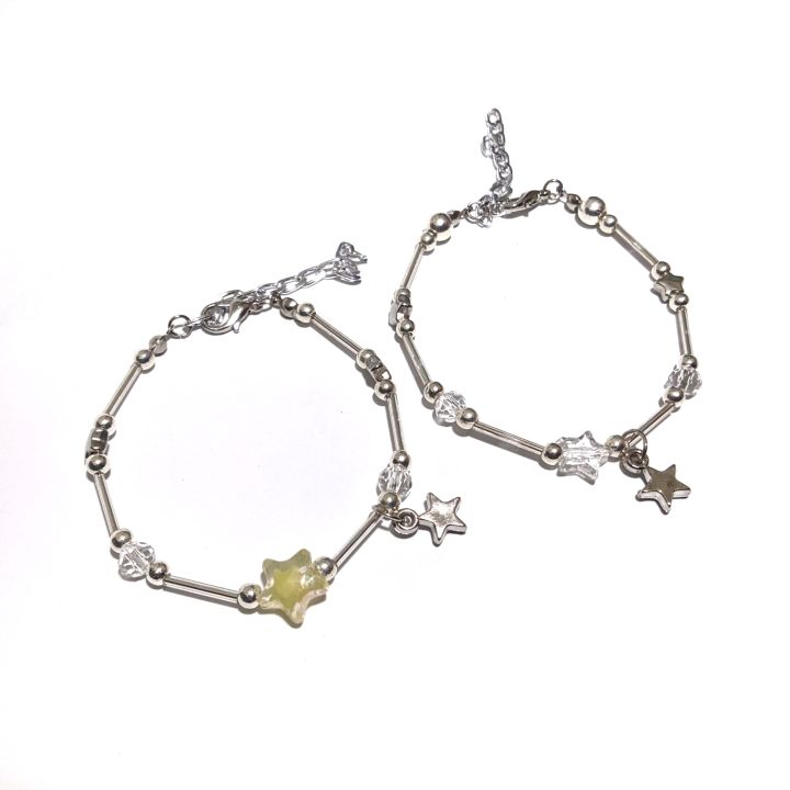 Stars Beaded Beads Bracelet | Gelang Manik Bintang | Gelang Aesthetic ...